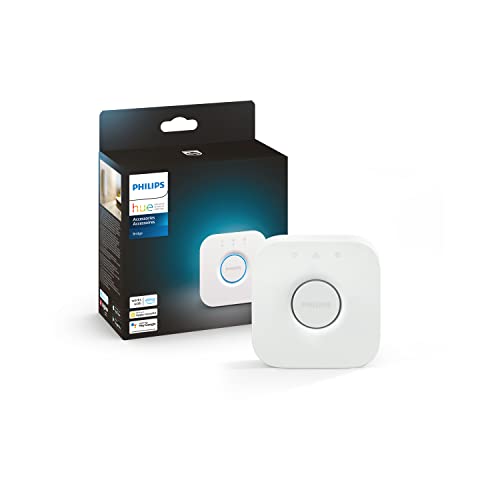 Philips Hue Bridge Smart Lighting Hub (Compatible with Amazon Alexa, Apple HomeKit and Google Assistant) - White