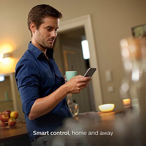 Philips Hue White and Color Ambiance A19 60W Equivalent Smart Bulb Starter Kit (Compatible with Amazon Alexa Apple HomeKit and Google Assistant)