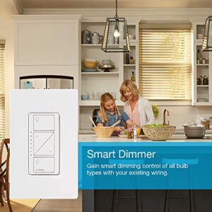 Lutron Caséta Wireless Smart Lighting Dimmer Switch and Remote Kit | P-PKG1W-WH