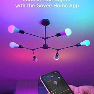 Govee LED Light Bulb Dimmable, Music Sync Color Changing Light Bulbs, A19 7W 60W Equivalent, No Hub Required Multicolor Bluetooth Light Bulbs with App Control for Party Home (Don't Support WiFi/Alexa)