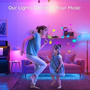 Govee LED Light Bulb Dimmable, Music Sync Color Changing Light Bulbs, A19 7W 60W Equivalent, No Hub Required Multicolor Bluetooth Light Bulbs with App Control for Party Home (Don't Support WiFi/Alexa)