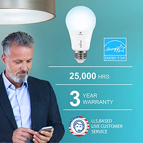 Sengled Smart Light Bulbs, WiFi Light Bulbs No Hub Required, Smart Bulbs That Work with Alexa, Google Home, Smart LED Light A19 Daylight (5000K), 800LM 60W Equivalent, 2 Pack