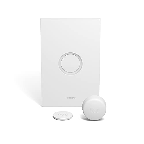 Philips Hue White and Color Ambiance Medium Lumen (75W) Smart Button Starter Kit, Hub Included, 16 Millions Colors, Works with Amazon Alexa, Google Assistant, Apple HomeKit (New Version)