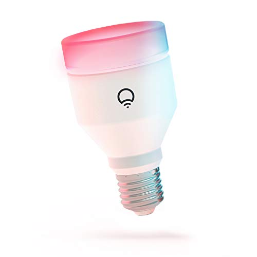 LIFX Color, A19 1100 lumens, Wi-Fi Smart LED Light Bulb, Billions of Colors and Whites, No bridge required, Works with Alexa, Hey Google, HomeKit and Siri, Multicolor