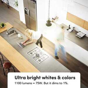 LIFX Color, A19 1100 lumens, Wi-Fi Smart LED Light Bulb, Billions of Colors and Whites, No bridge required, Works with Alexa, Hey Google, HomeKit and Siri, Multicolor