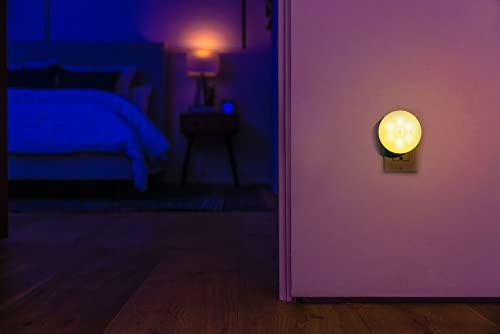 BlissLights BlissEmber - Color Changing LED Plug in Night Light, Motion Sensor, Compatible with Google Home and Alexa (1-Pack)