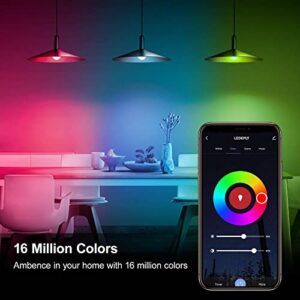 GU10 Smart Spot Light Bulb Compatible with Alexa, Google Home, SmartThings, 5W WiFi LED Track Light Bulbs, Color Changing, No Hub Required, 4 Pack