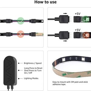 Smart LED Lights for TV - 6.56FT TV LED Backlights Work with Alexa and Google Assistant, App and Voice Control Strip Lights for 32-65 inch TVs, Computer, Bedroom, 16 Million RGB DIY Colors