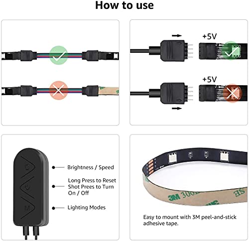 Smart LED Lights for TV - 6.56FT TV LED Backlights Work with Alexa and Google Assistant, App and Voice Control Strip Lights for 32-65 inch TVs, Computer, Bedroom, 16 Million RGB DIY Colors