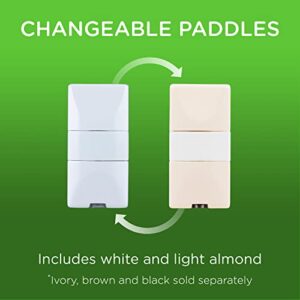 Enbrighten Z-Wave Plus Smart Motion Sensor Light Switch, On/Off, Vacancy / Occupancy Sensor, Includes White and Lt. Almond, Zwave Hub Required, Works with SmartThings, Wink, and Alexa, 26931