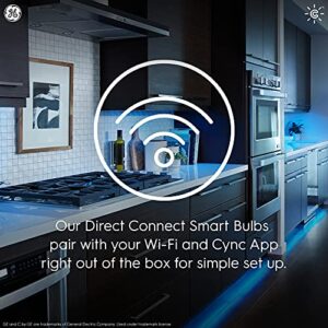 GE CYNC Smart Home Starter Kit, Smart Bulb and Dimmer Switch, Bluetooth and Wi-Fi Enabled, Alexa and Google Assistant Compatible