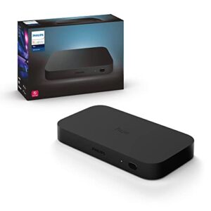 philips hue play hdmi sync box to sync hue colored lights with music, movies, and more, hdmi 4k splitter, 4 hdmi in 1 out, philips hue bridge and philips hue colored lights required