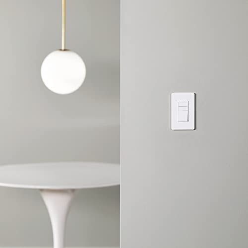 Amazon Basics 3-Way Smart Dimmer Switch, Neutral Wire Required, 2.4 Ghz WiFi, Works with Alexa