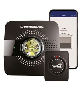 chamberlain myq smart garage hub – wi-fi enabled garage hub with smartphone control, model myq-g0301, old version, black