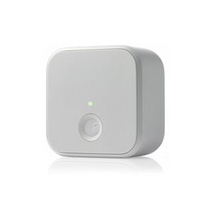 august connect wi-fi bridge, remote access, alexa integration for your august smart lock, white