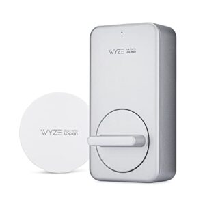 wyze lock wifi & bluetooth enabled smart door lock, wireless & keyless entry, works with amazon alexa & google assistant, fits on most deadbolts, includes wyze gateway – a certified for humans device