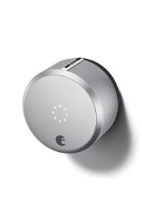 august smart lock, 2nd generation, homekit enabled (silver)