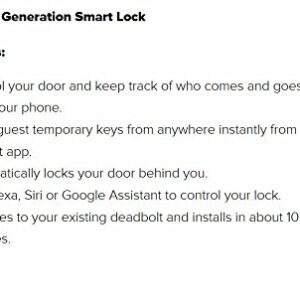 August Smart Lock, 2nd Generation, HomeKit enabled (Silver)