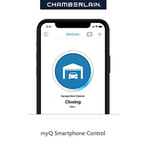 Chamberlain C2405 Smart Garage Door Opener, myQ Smartphone Controlled-Long Lasting Chain Drive