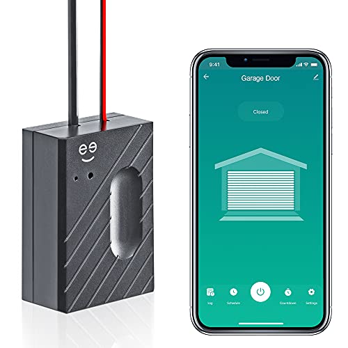 Geeni Smart Garage Door Opener, WiFi App Controlled Garage Opener, Compatible with Alexa and Google Home, No Remote Required