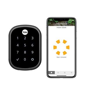 Yale Assure Lock SL, Wi-Fi Touchscreen Smart Lock – Key-Free Access from Anywhere, Works with Your Smart Home – Black Suede