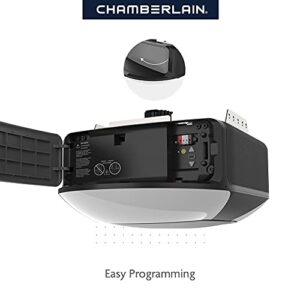 Chamberlain B6753T Smart Garage Door Opener, Video Streaming & Advanced Corner LED Lighting-myQ Smartphone Controlled-Ultra Quiet, Strong Belt Drive & MAX Lifting Power