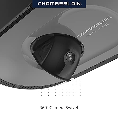 Chamberlain B6753T Smart Garage Door Opener, Video Streaming & Advanced Corner LED Lighting-myQ Smartphone Controlled-Ultra Quiet, Strong Belt Drive & MAX Lifting Power