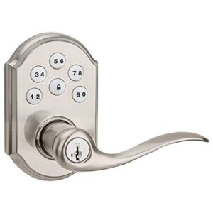 Kwikset 99120-037 SmartCode 912 Z-Wave Plus Leverset, Satin NIckel