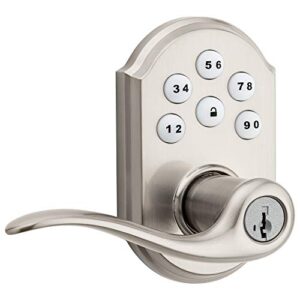 Kwikset 99120-037 SmartCode 912 Z-Wave Plus Leverset, Satin NIckel