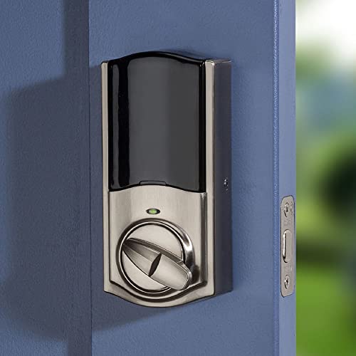 Kwikset Convert Zigbee 3.0 Electronic Smart Lock Conversion Kit in Satin Nickel