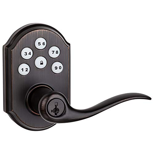 Kwikset 99120-038 Smartcode 912 Z-Wave Plus Leverset, Venetian Bronze