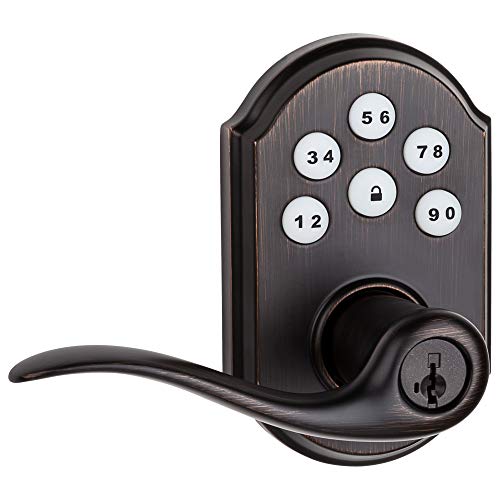 Kwikset 99120-038 Smartcode 912 Z-Wave Plus Leverset, Venetian Bronze