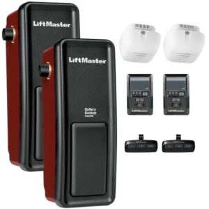 8500 liftmaster 2-pack garage door opener side mount security+2.0 & myq technology compatible