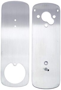 ultraloq uul-ul3-dcp-sn ul3 bt deadbolt cover plate, accessory, satin nickel