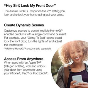 Yale Assure Lock SL - Key Free Smart Lock with Touchscreen Keypad - Works with Apple HomeKit and Siri, Oil Rubbed Bronze