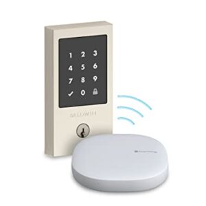 Baldwin 8225190ZW Baldwin 8225.ZW Touchscreen Minneapolis Z-Wave Deadbolt