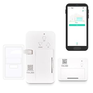 yolink 1/4 mile world’s longest range smart wireless garage door opener, app control, compatible with alexa ifttt, yolink hub required