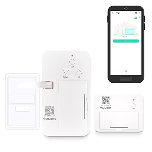 YoLink 1/4 Mile World's Longest Range Smart Wireless Garage Door Opener, App Control, Compatible with Alexa IFTTT, YoLink Hub Required