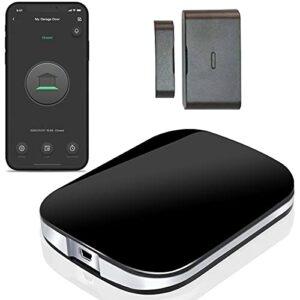 smart wi-fi garage door opener remote,app control, compatible with alexa, google assistant, siri, no hub required