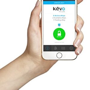 Kwikset - Kevo 99250-203 Kevo 2nd Gen Bluetooth Touch-to-Open Deadbolt Smart Lock featuring SmartKey Security, Venetian Bronze