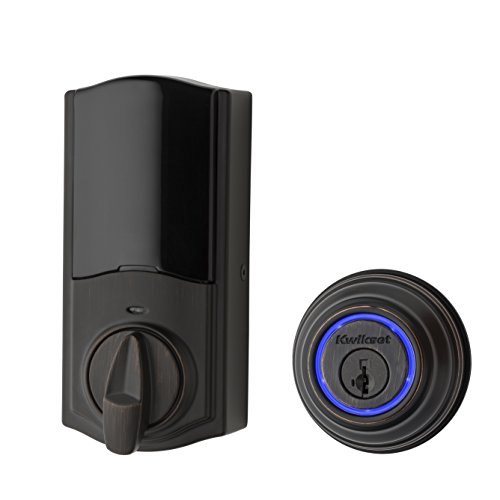 Kwikset - Kevo 99250-203 Kevo 2nd Gen Bluetooth Touch-to-Open Deadbolt Smart Lock featuring SmartKey Security, Venetian Bronze