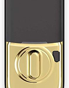 Yale Touchscreen Electronic Deadbolt with Z-Wave, Polished Brass (YRD220-ZW-605), Works with Alexa via SmartThings or Wink