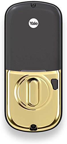 Yale Touchscreen Electronic Deadbolt with Z-Wave, Polished Brass (YRD220-ZW-605), Works with Alexa via SmartThings or Wink