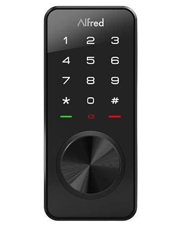 Alfred Touchscreen Keypad Pin + Bluetooth + Key Entry (DB1-A-BL) Smart Door Lock