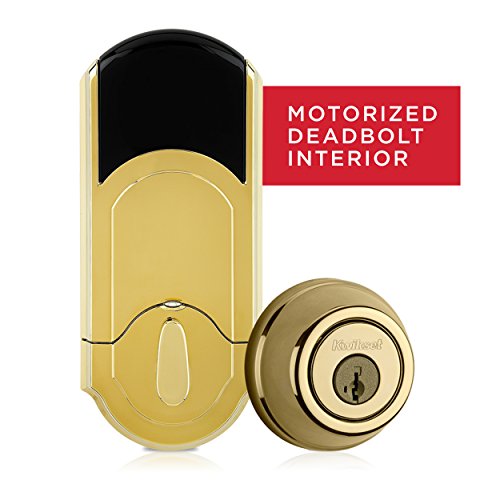 Kwikset 910 Signature Series Traditional Deadbolt featuring SmartKey Security and Home Connect Technology 99100-061 in Lifetime Polished Brass