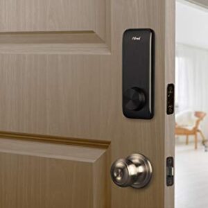 Alfred DB2-B Smart Door Lock Deadbolt Touchscreen Keypad, Pin Code + Key Entry + Bluetooth, Up to 20 Pin Codes (Black)