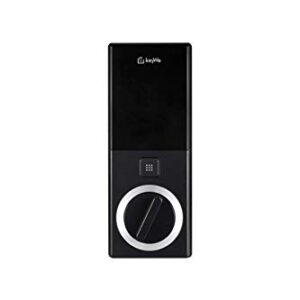 KeyWe Smart Lock,Bluetooth and Z-Wave Plus Enabled,Compatible with Alexa,Works with Smartthings,Gray,Ansi Grade 2 Deadbolt Included