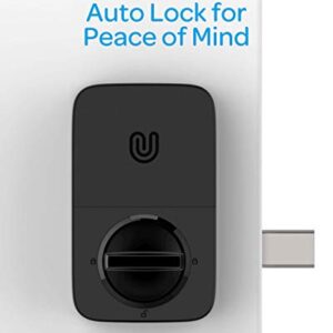 ULTRALOQ U-Bolt Smart Door Lock Black with Bridge WiFi Adaptor and AA Ultra Lithium Battery (Pack of 8), 5-in-1 Keyless Entry Door Lock with WiFi, Bluetooth and Keypad