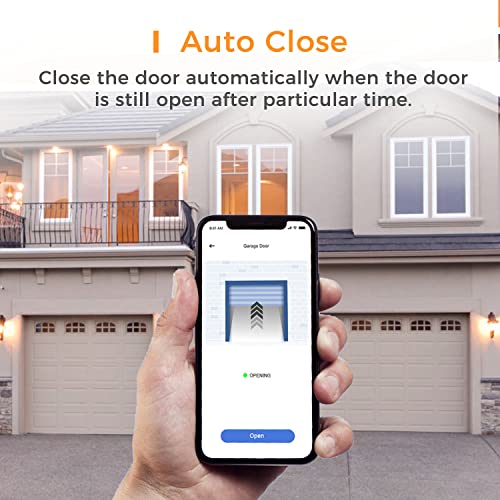 Refoss Smart Wi-fi Garage Door Opener with External Antenna, Upgrade Version, APP Control, Compatible with Alexa & Google Assistant, Auto Close, Up to 3 Garage Doors