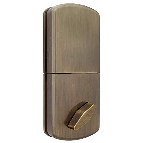 MiLocks XF-02AQ Digital Deadbolt Door Lock with Keyless Entry via Remote Control and Keypad Code for Exterior Doors